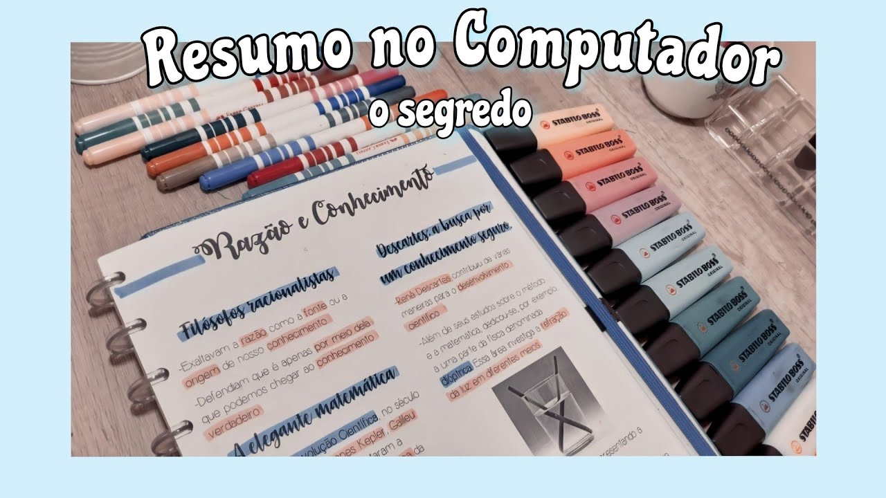 Como fazer resumo pelo computador (pelo Word) - Por Ana Hippler - YouTube