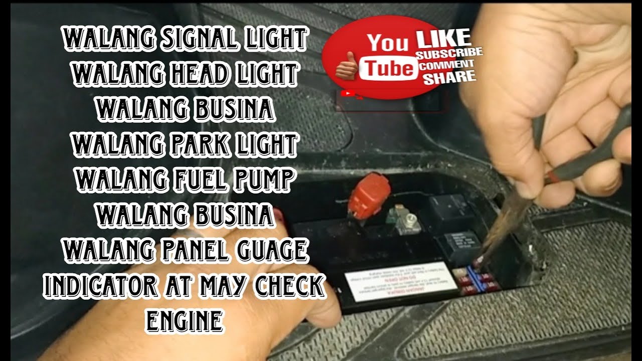 honda click 125 fuse box in different function - YouTube