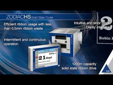 ICE ZodiacHS Thermal Transfer Printer (TT0) - YouTube