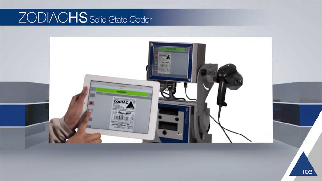 ICE ZodiacHS Thermal Transfer Printer (TT0) - YouTube