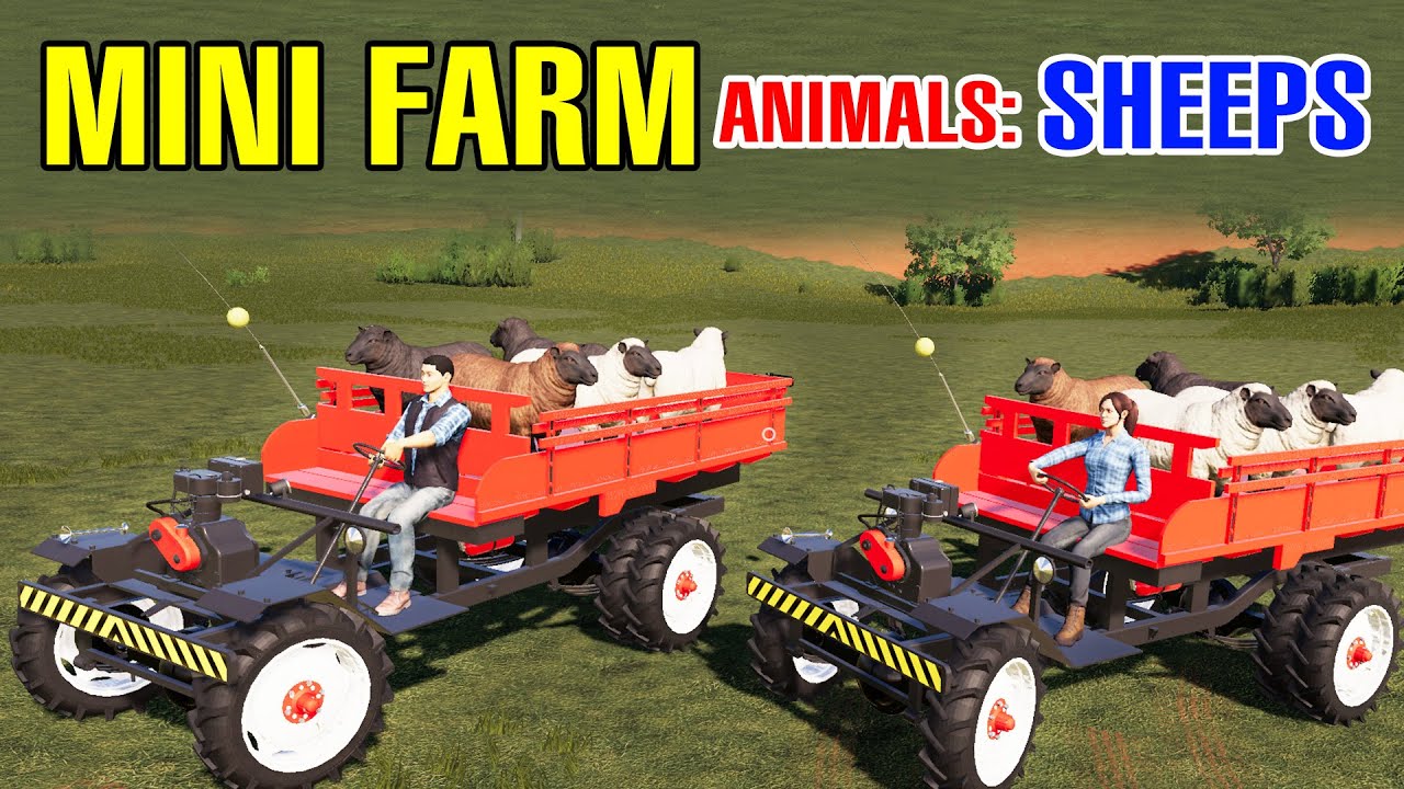 Small Farm w/ Animals: SHEEPS! | Farming Simulator 19 | Episode 2 - YouTube