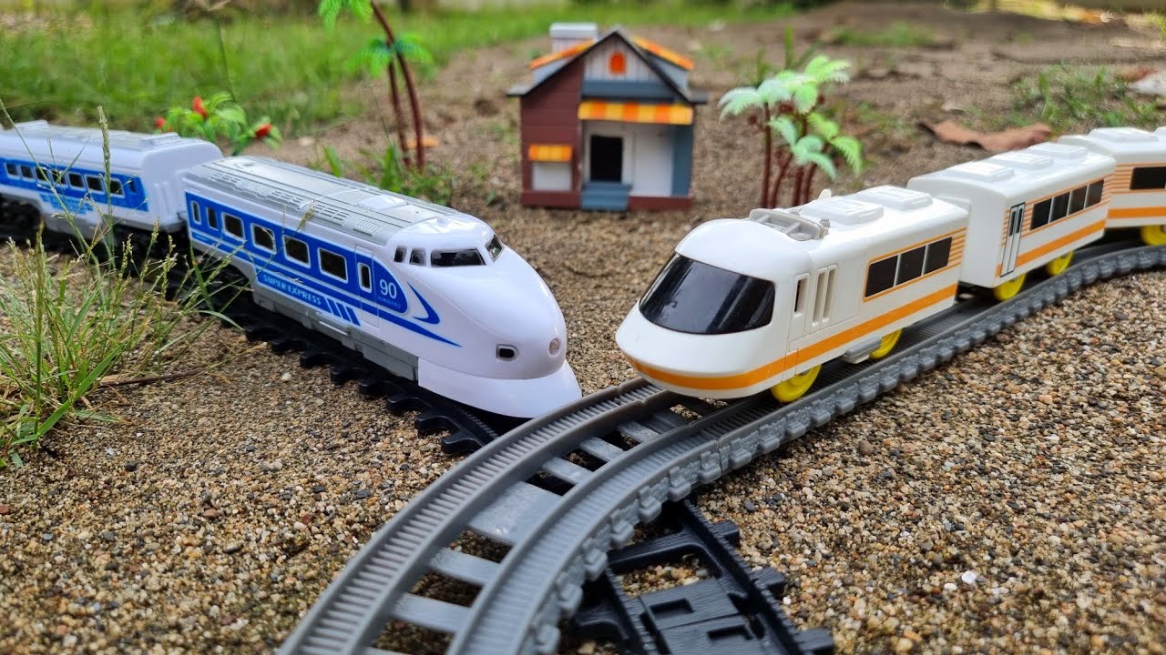 Merakit Mainan Kereta Api Express Train, Kereta Api Plarail Kintetsu ...