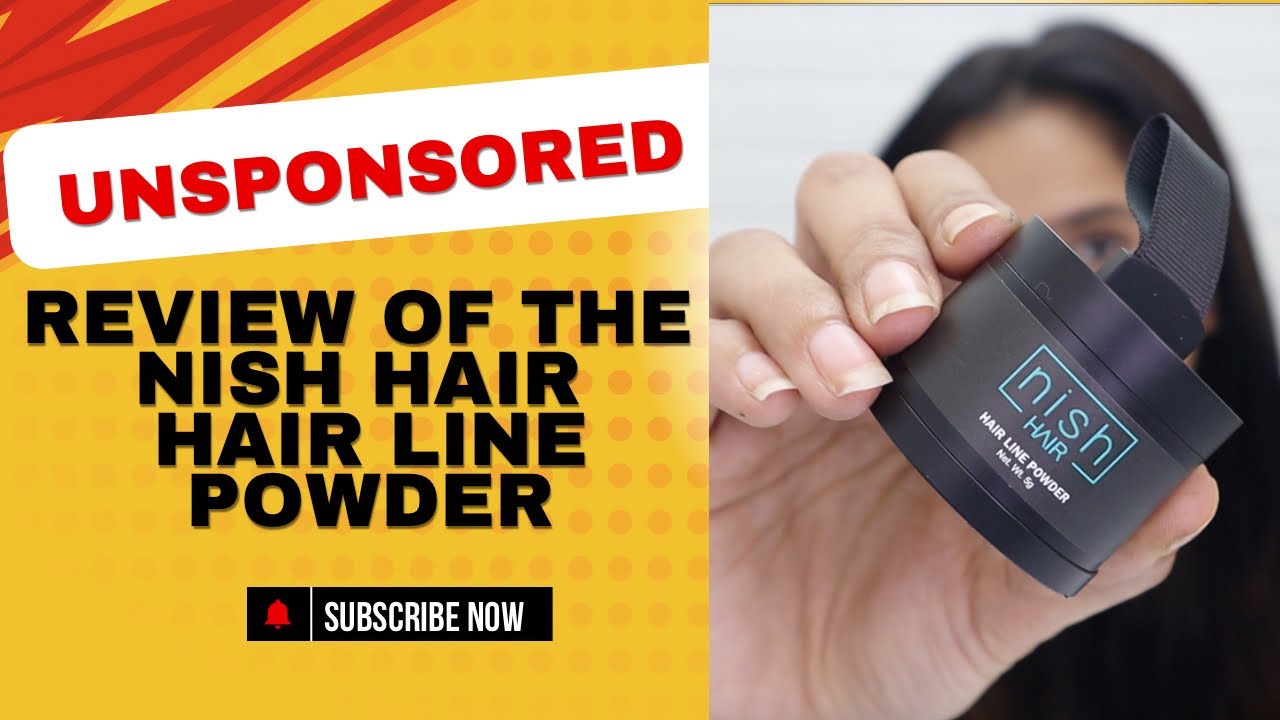 *UNSPONSORED REVIEW* NISH HAIR LINE POWDER-APPLICATION, TRANSFER TEST ...
