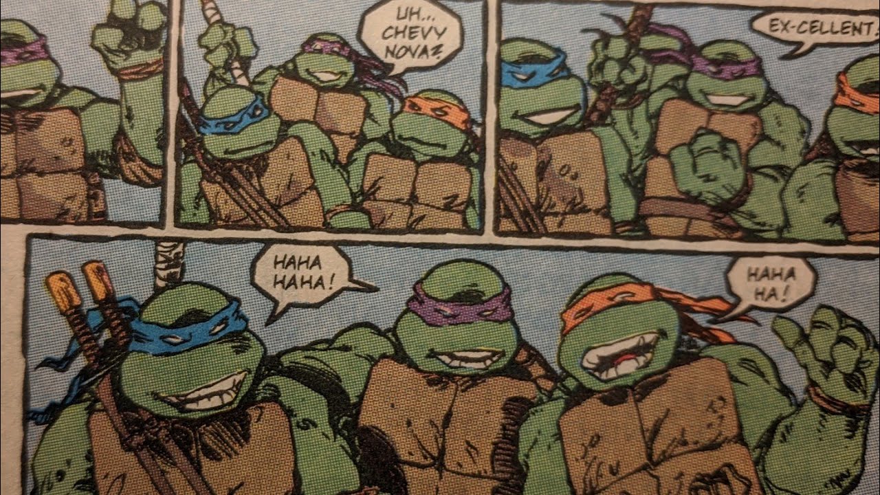 Teenage Mutant Ninja Turtles Movie (1990) Comic Adaptation By Archie Comics - YouTube