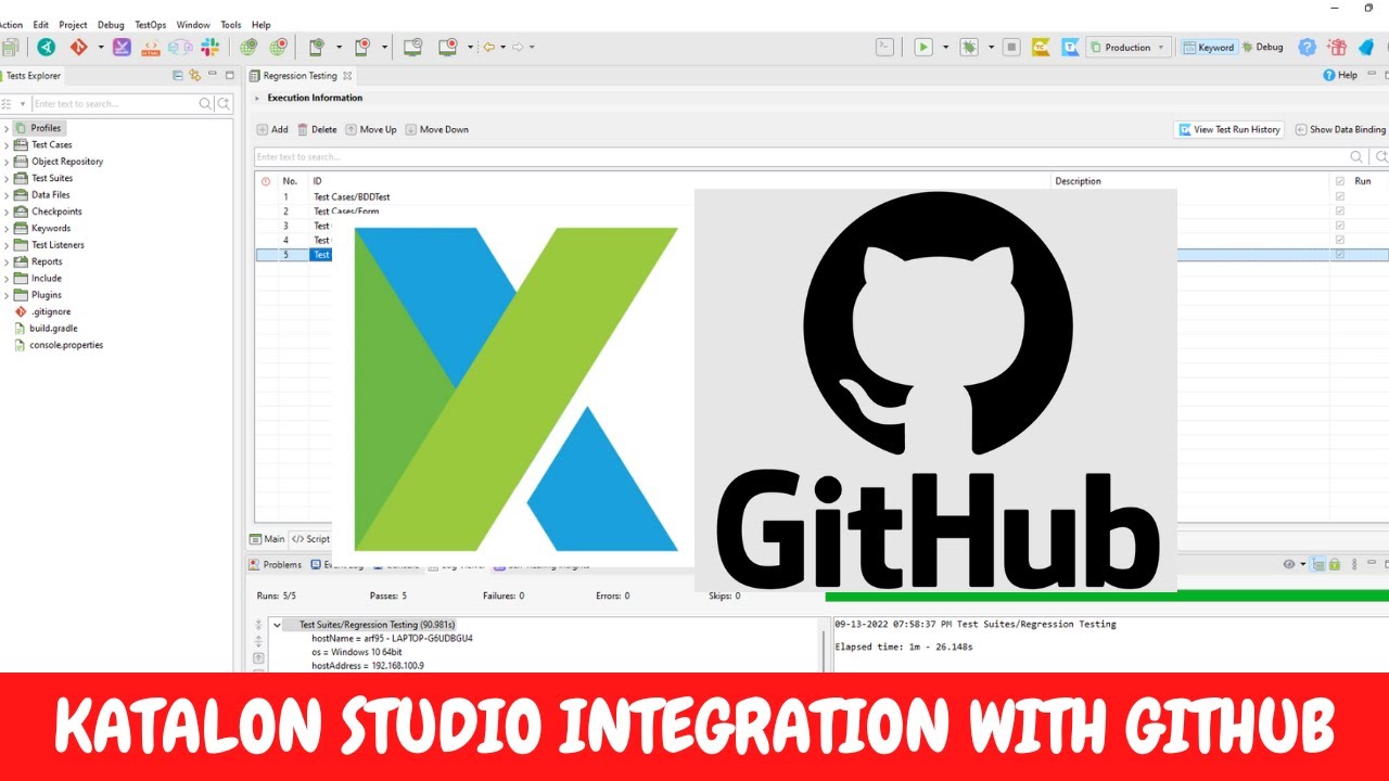 Part 10 | Cara Mudah Mengintegrasikan Katalon Studio dengan Github - YouTube