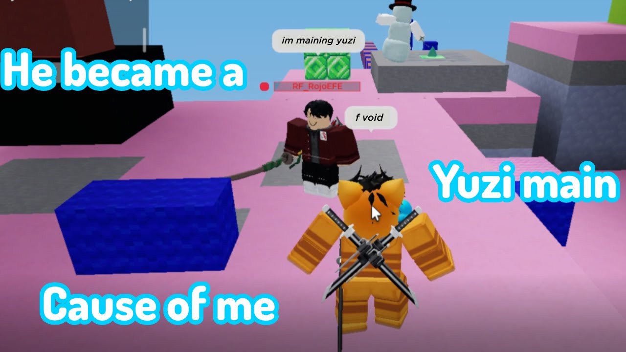 Teaching RojoEFE On How To Use Yuzi... (Roblox Bedwars) @RojoEFE - YouTube