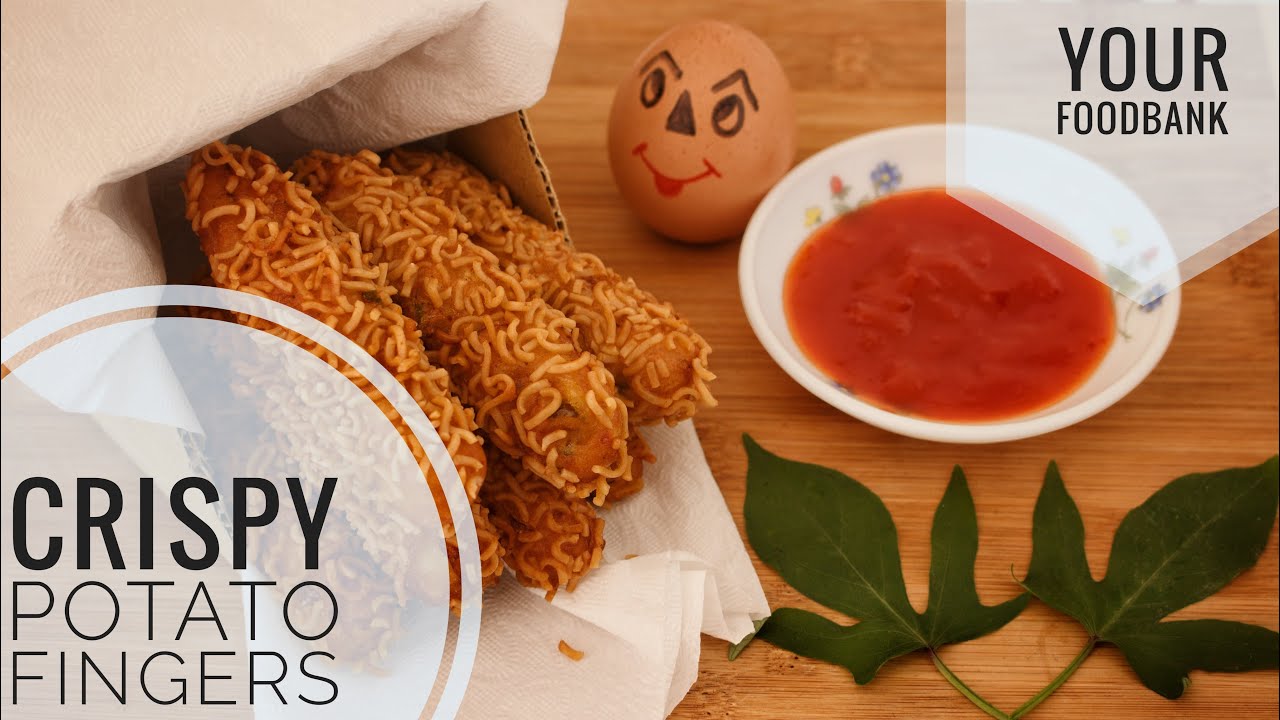 Crispy Potato Fingers | Homemade Snack Recipe | Your Foodbank - YouTube
