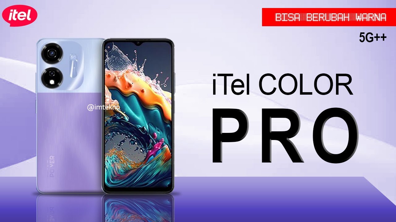 iTEL COLOR PRO (5G++) HARGA DAN SPESIFIKASINYA REVIEW INDONESIA - YouTube