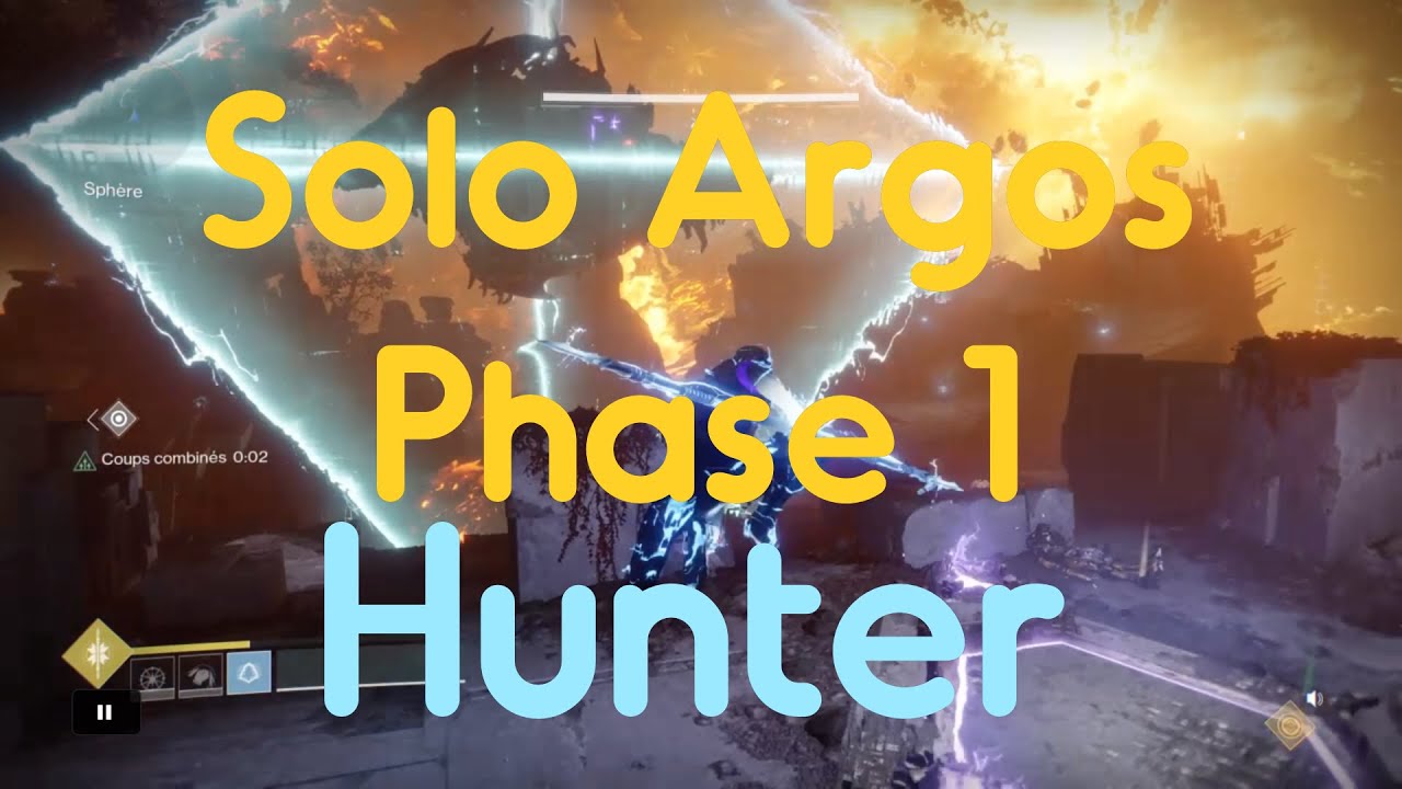 Destiny 2 - Solo Argos Phase 1 ! ( Hunter ) - YouTube
