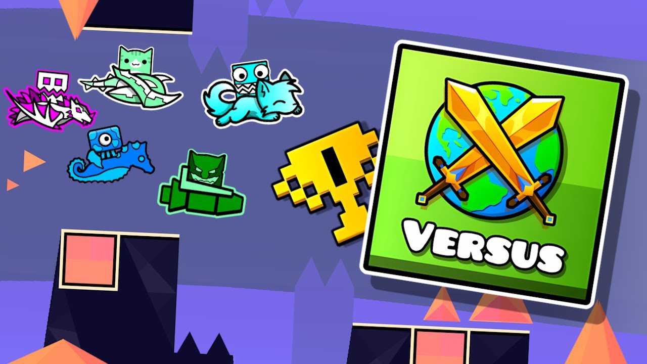 Geometry Dash MULTIPLAYER VERSUS MOD! - YouTube