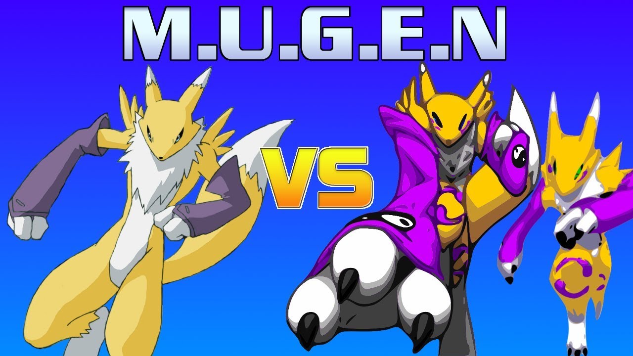 Mugen - Renamon VS RenamonD - YouTube