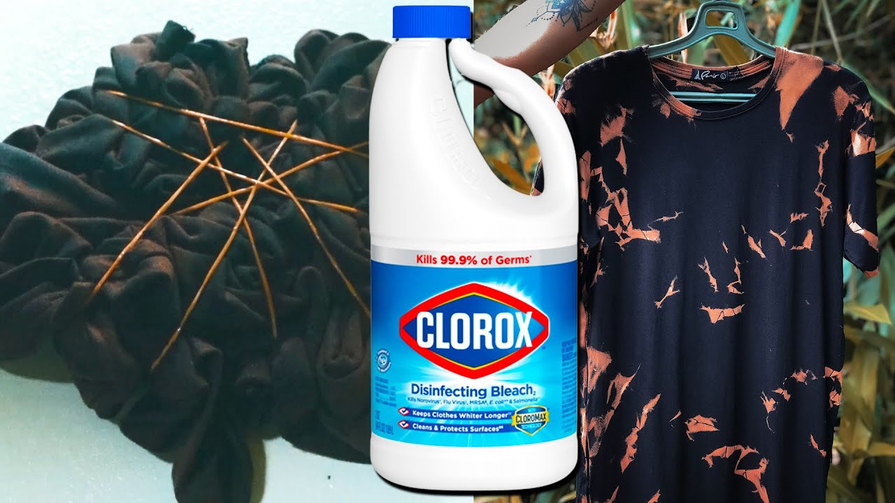 Bleaching T Shirts For Beginners - YouTube