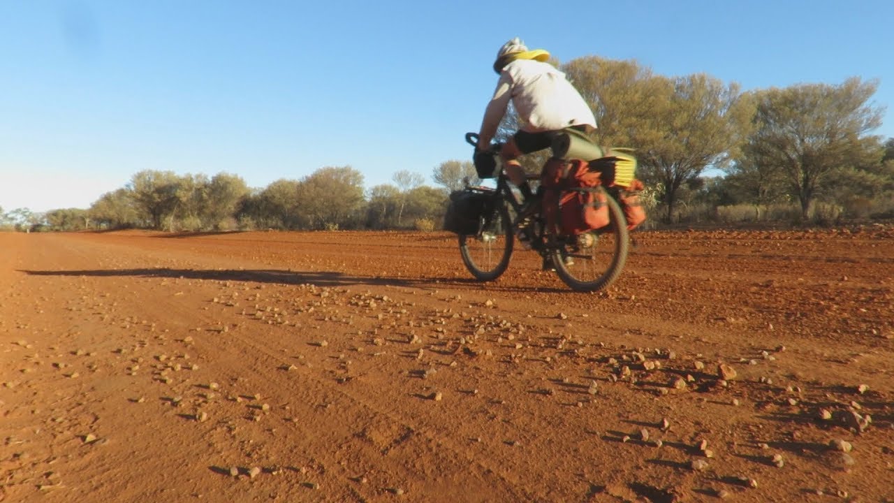 Outback Bicycle touring Western Queensland. - YouTube