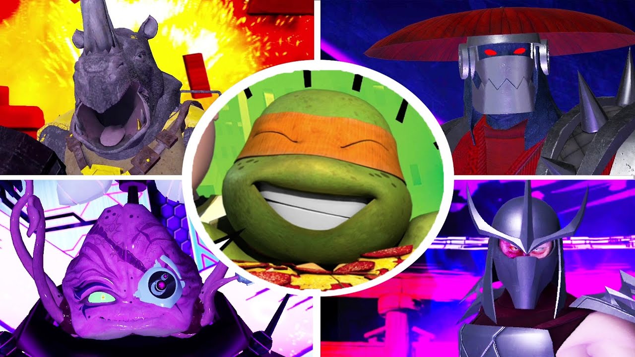 Teenage Mutant Ninja Turtles: Wrath of the Mutants All Bosses & Ending ...