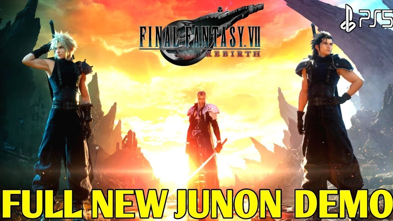 PS5 FINAL FANTASY 7 REBIRTH Junon Gameplay Walkthrough Part 1 FULL DEMO ...