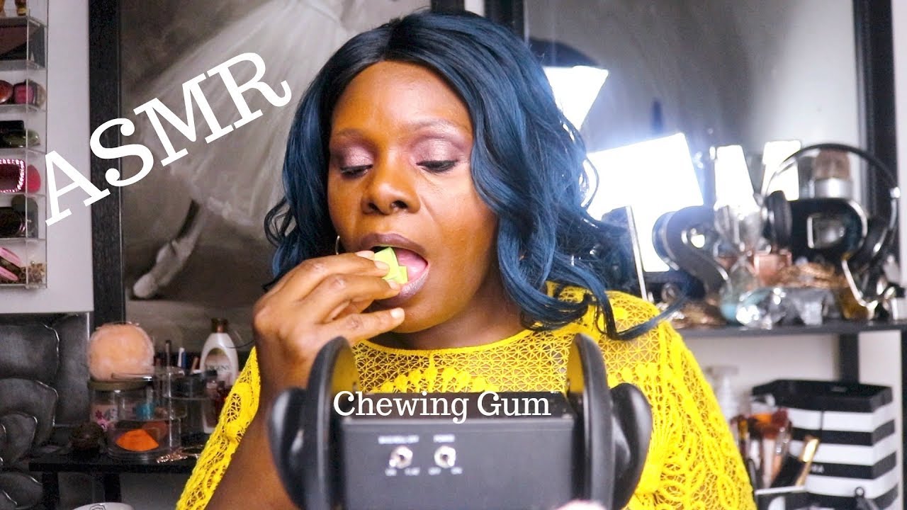 Chewing Gum ASMR Eating Sounds - YouTube