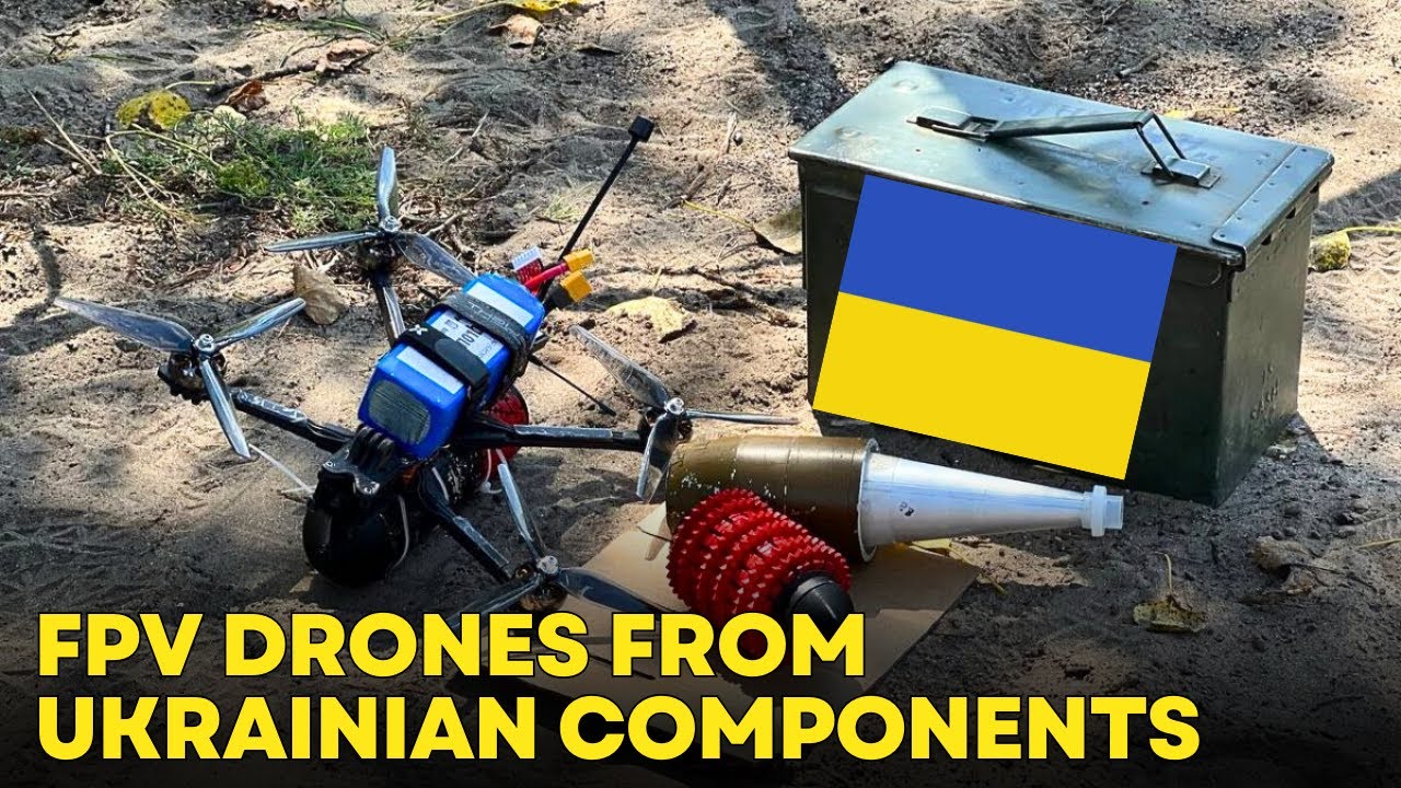 Ukraine produces fully Ukrainian FPV drones - YouTube