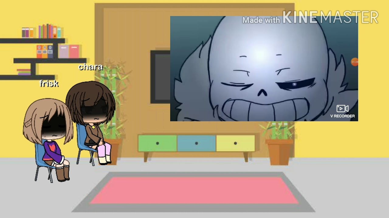undertale frisk and chara react to echo ( happy 30 subs) - YouTube