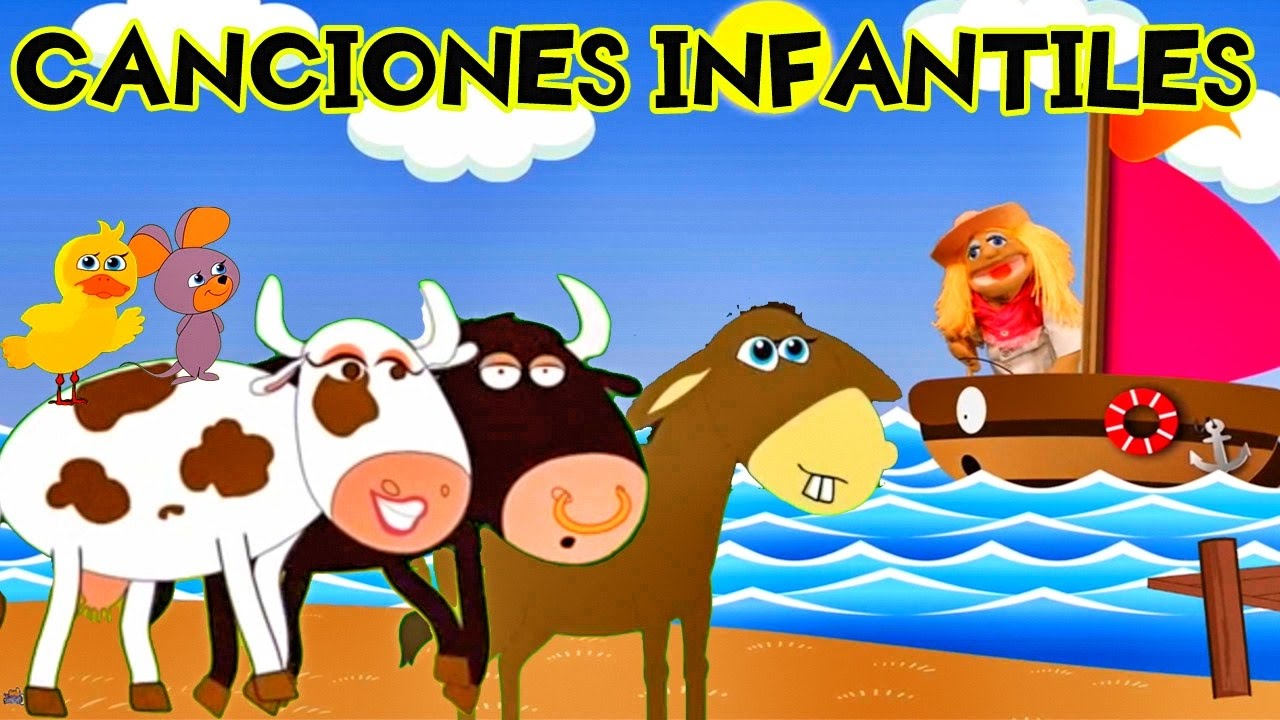 Las Mejores Canciones Infantiles: A mi burro, Patito cua cua, Vaca Lola ...
