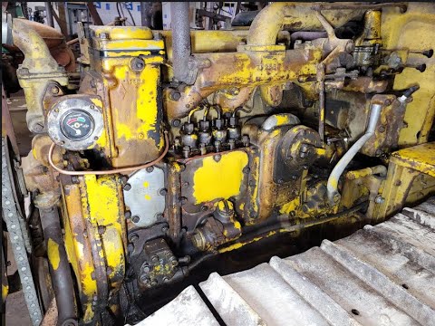 1950 Caterpillar D2 Fuel Timing on a D311 Diesel Engine - YouTube