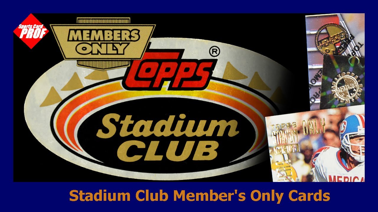 Stadium Club Members Only Cards and Sets - YouTube