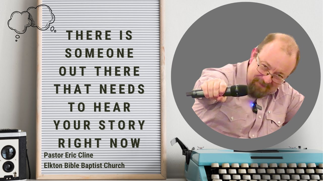Tell Your Story, Pastor Eric Cline - YouTube