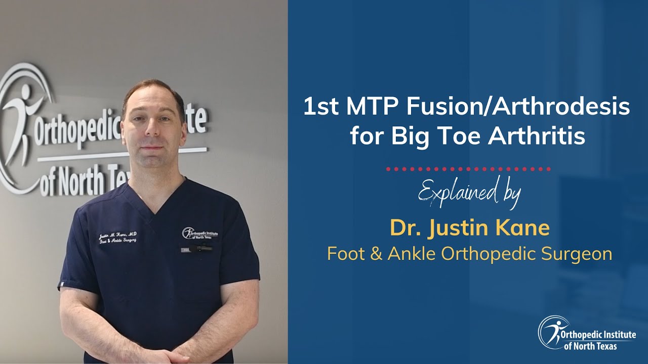 1st MTP Arthrodesis Explained | Big Toe Fusion Surgery for Hallux ...