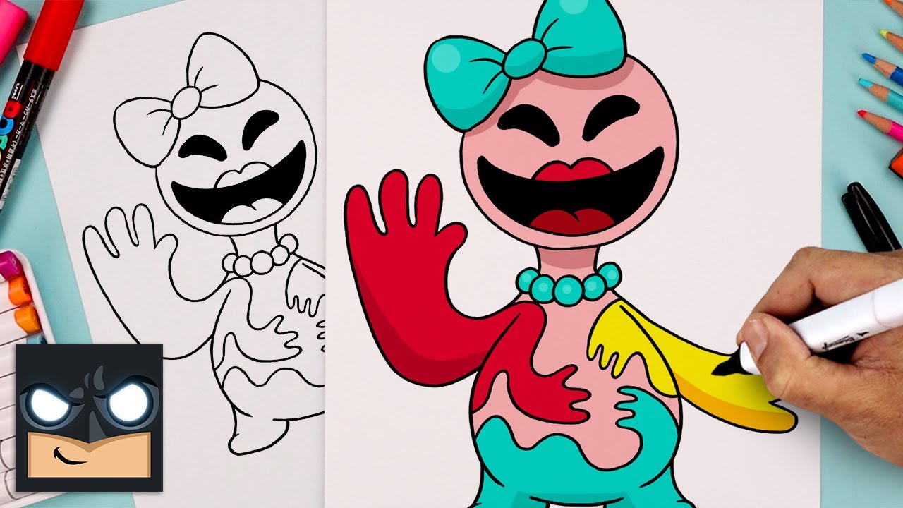 How To Draw Dolly the Doughgirl | Poppy Playtime - YouTube
