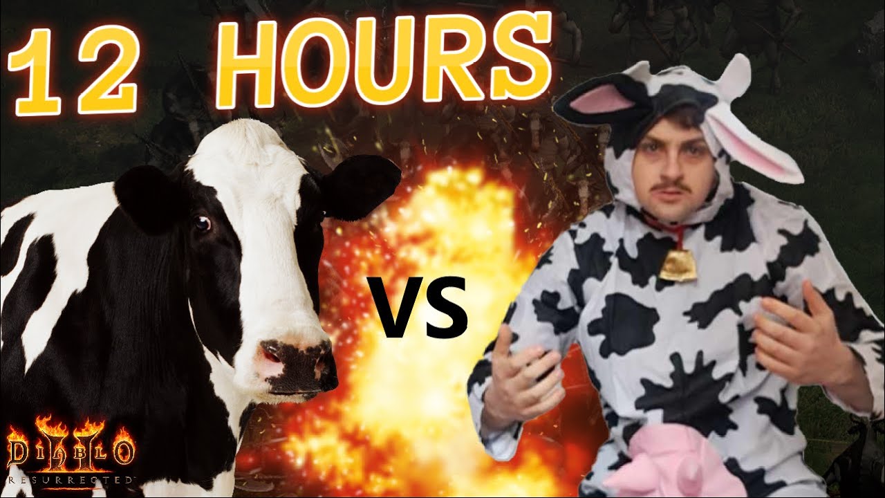 I Farmed Hell Cows For 12 Hours Straight... - YouTube