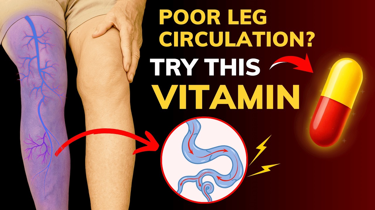 Poor Leg CIRCULATION? 5 Vitamins Every Senior MUST Know - YouTube
