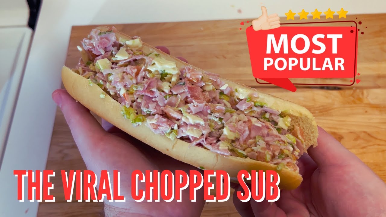 Is the viral chopped deli sub worth making??? - YouTube