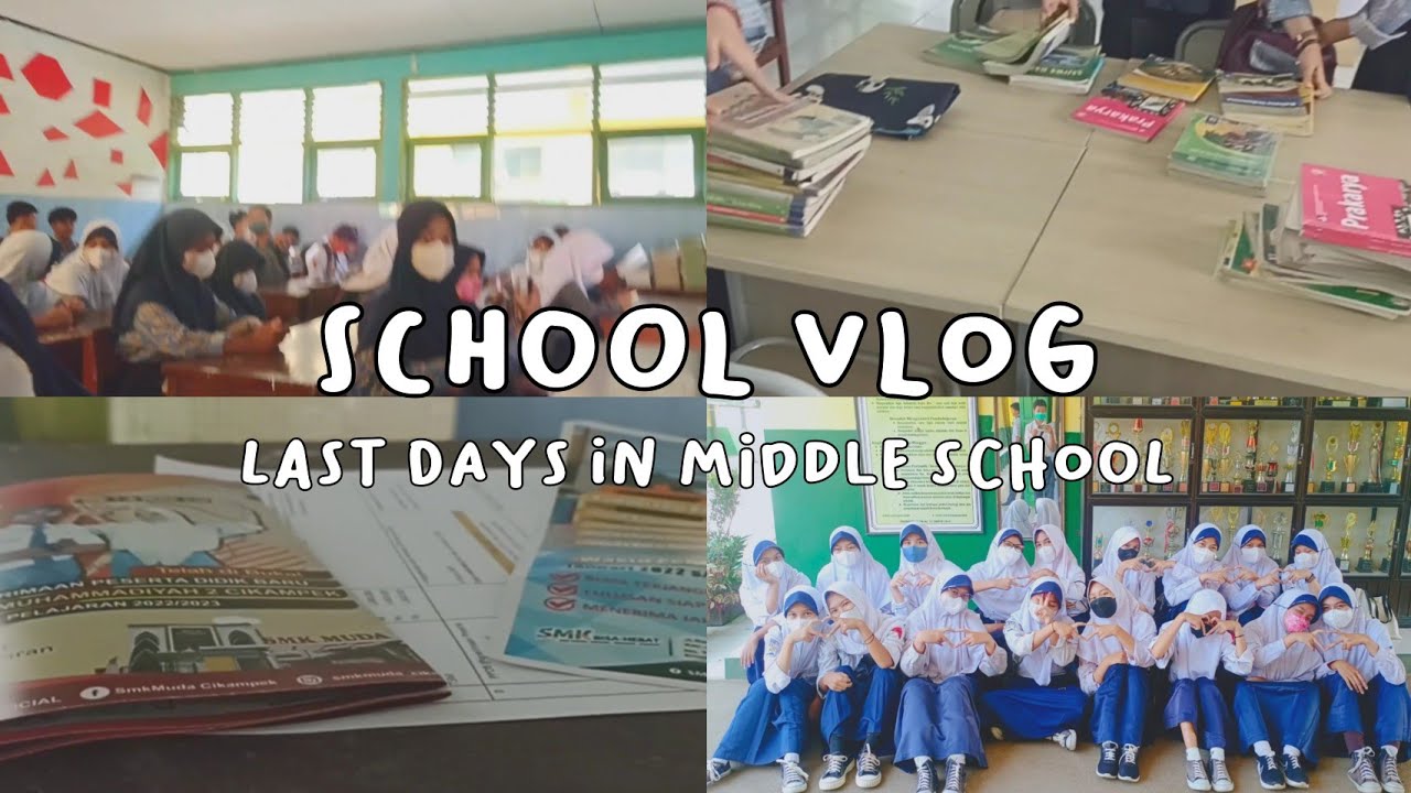 school vlog (middle school) | indonesia - YouTube