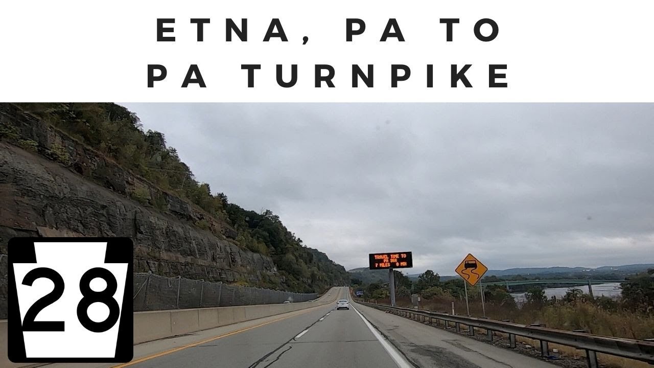 Driving - Etna, PA to the PA Turnpike - PA Route 28 - YouTube