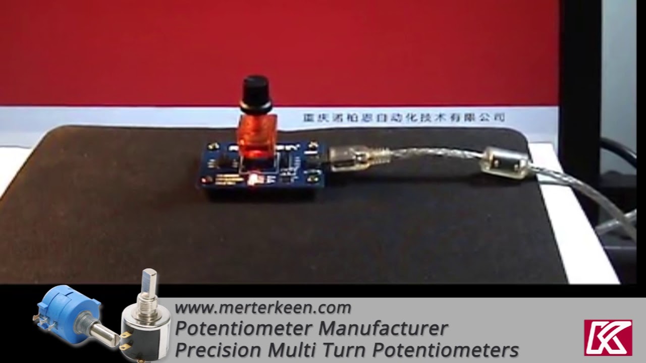 linear potentiometer position sensor | by www.meterkeen.com - YouTube