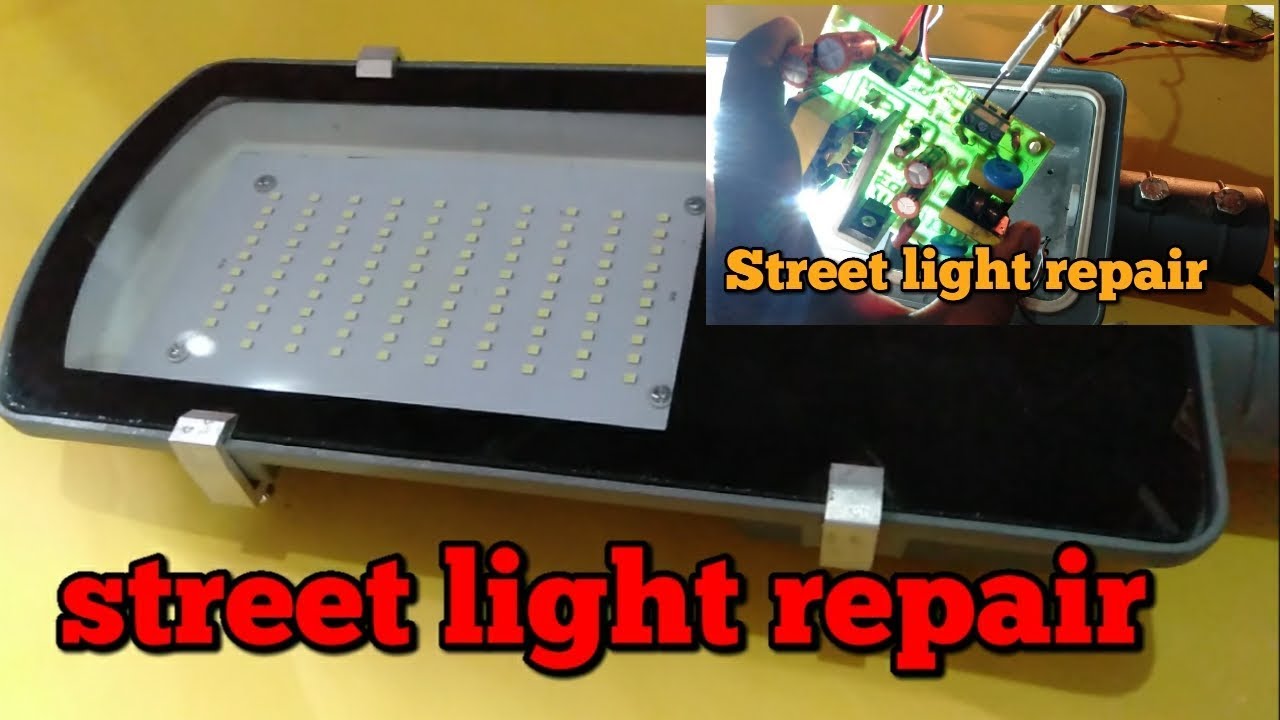 How to repair street llight - YouTube