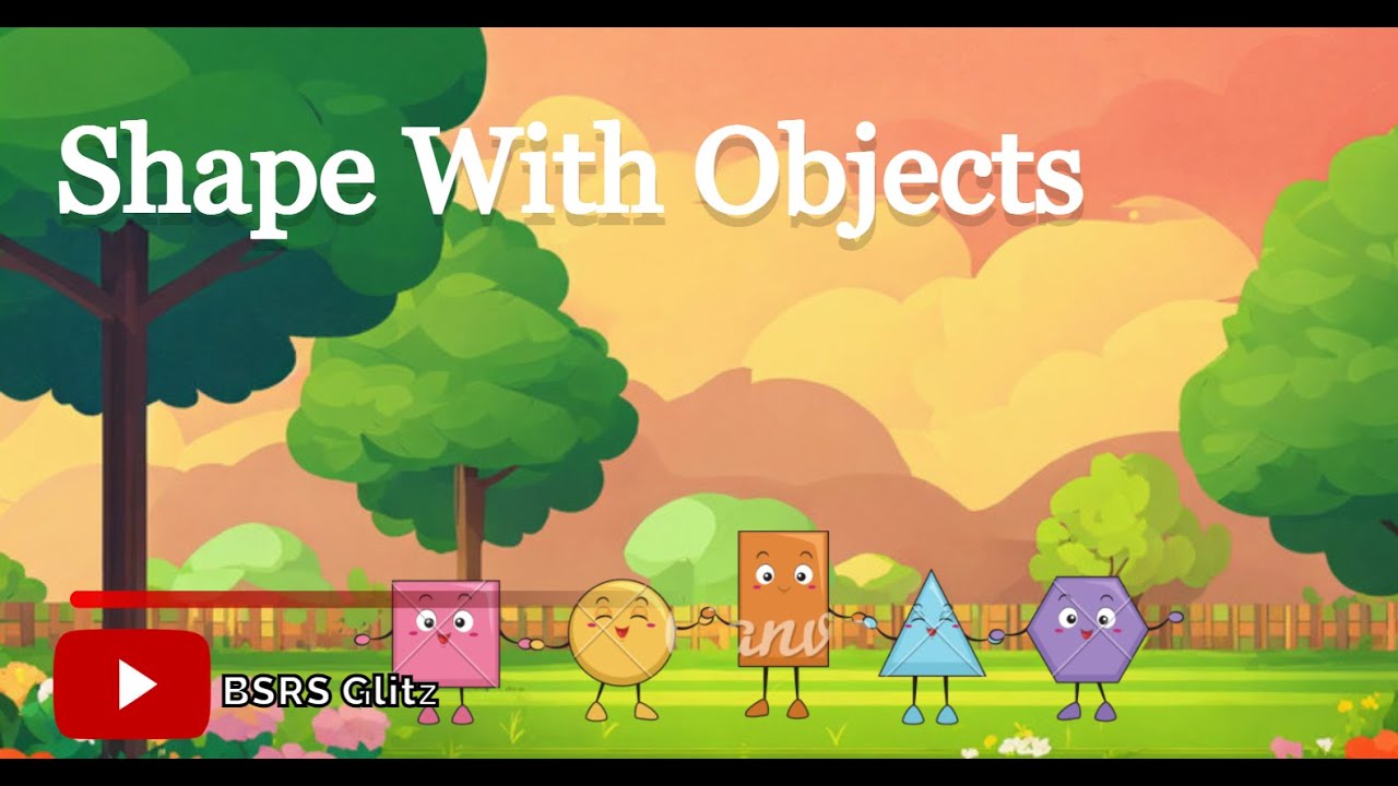 Shapes with Objects - Easy Learning for Kids - YouTube