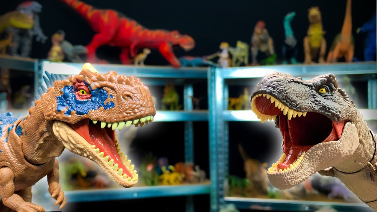 MASSIVE Tour Of The BEST Dinosaur Display Shelves & Builds | T-Rex ...