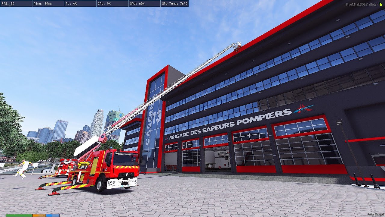 Les Sapeurs-Pompiers sur Paris RP #sapeurspompiers #policenationale # ...