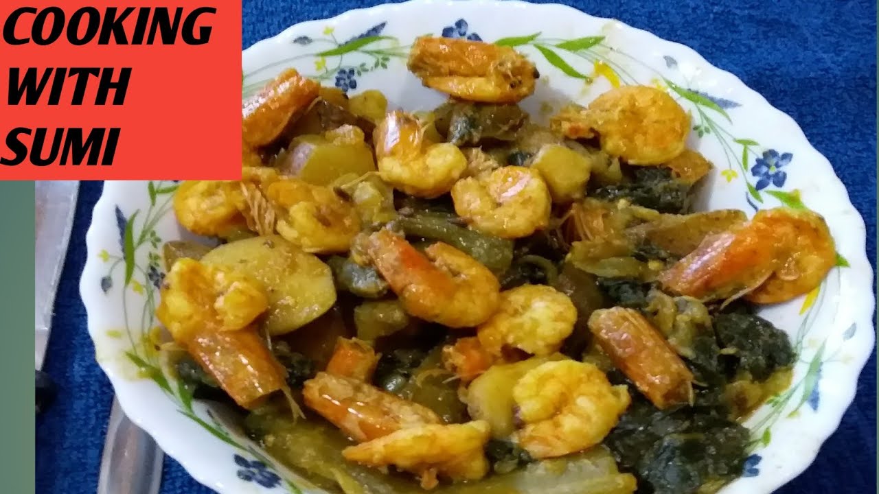 PUISAK(MALABAR SPINACH) CURRY WITH PRAWN 🤗🤗MUST WATCH. 👍👍 - YouTube