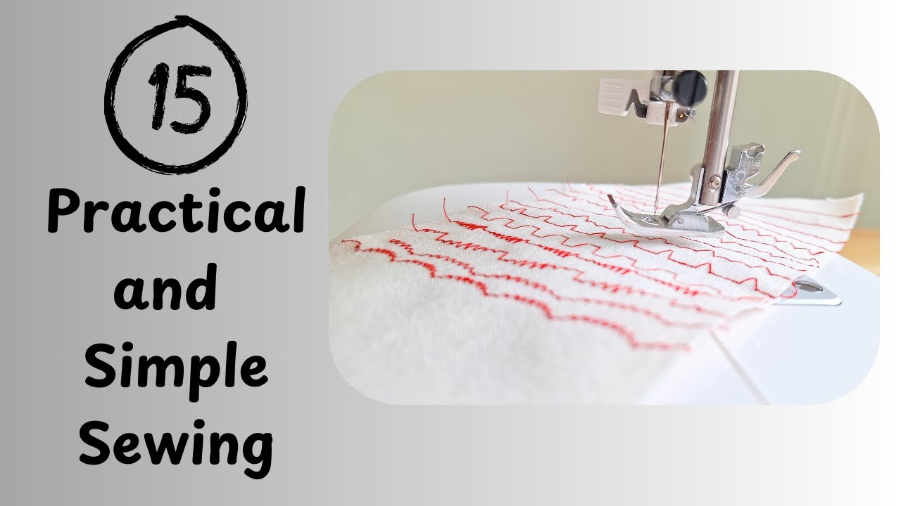 15 Practical and Simple Sewing ｜ Types of Sewing with a Sewing Machin ...