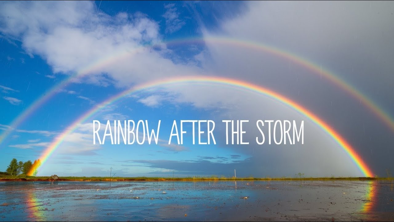 Stunning Rainbow After the Storm 🌈 - YouTube