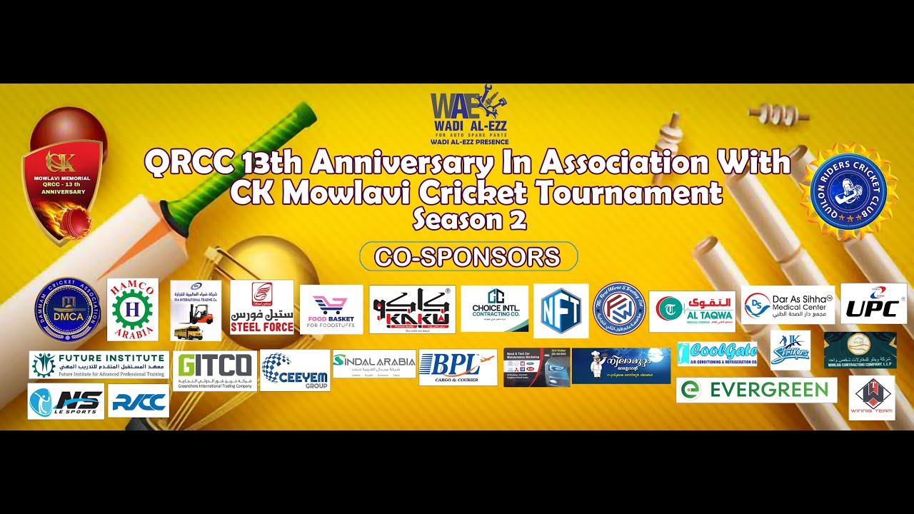 QRCC 13TH ANNIVERSARY, CK MOWLAVI CRICKET TOURNAMENT, SEASON-2, SEMI ...