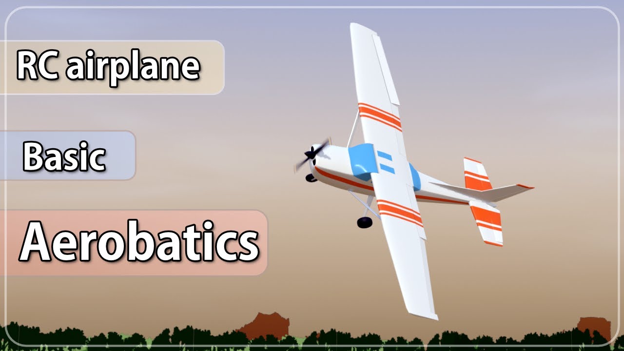 RC airplane- basic aerobatics - YouTube