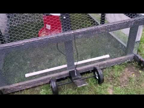 DIY Chicken Tractor Lift System - Chick Lift Simplified - YouTube