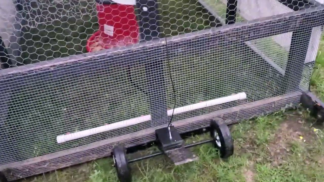 DIY Chicken Tractor Lift System - ChickLift Simplified - YouTube