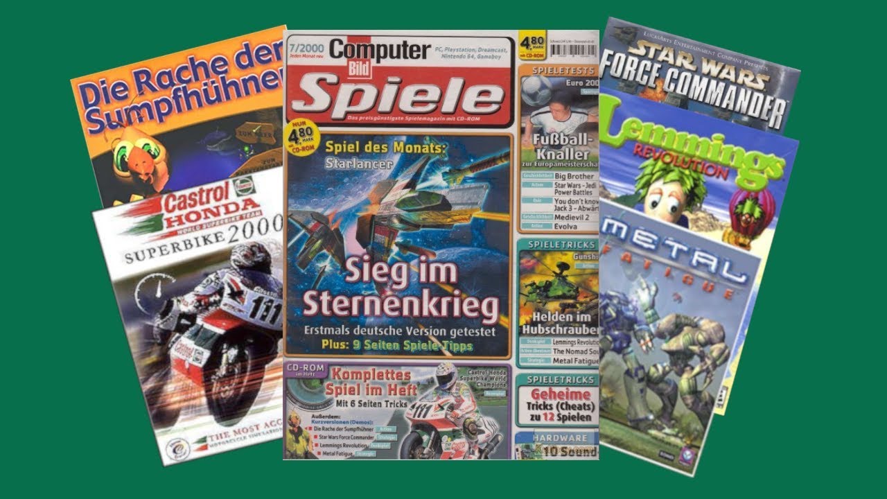 Ein Rückblick auf: Computer Bild Spiele 7/2000 - YouTube