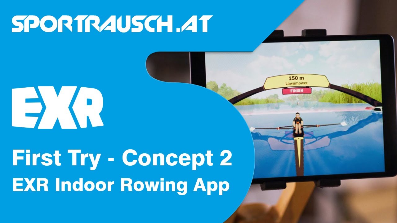 Erster Versuch - Concept 2 - EXR Indoor Rowing - YouTube