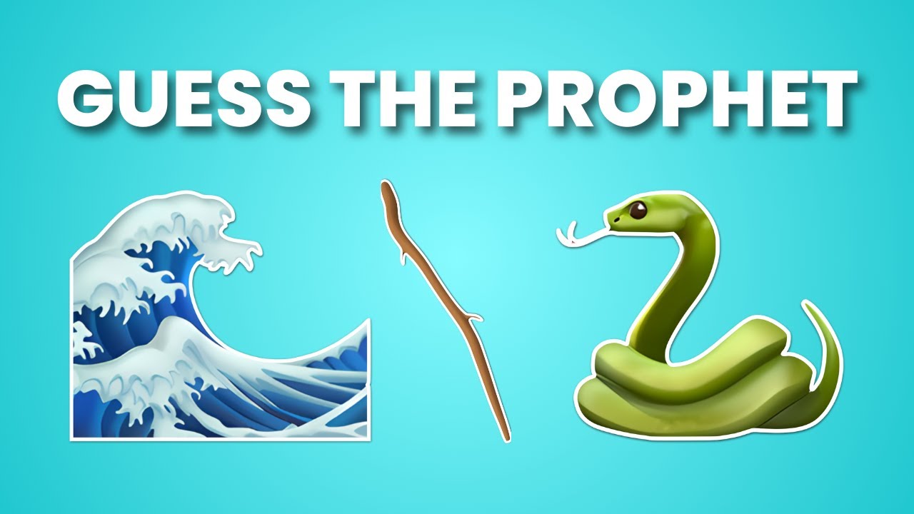 Guess The Prophet By Emoji #2 | Islamic Trivia - YouTube