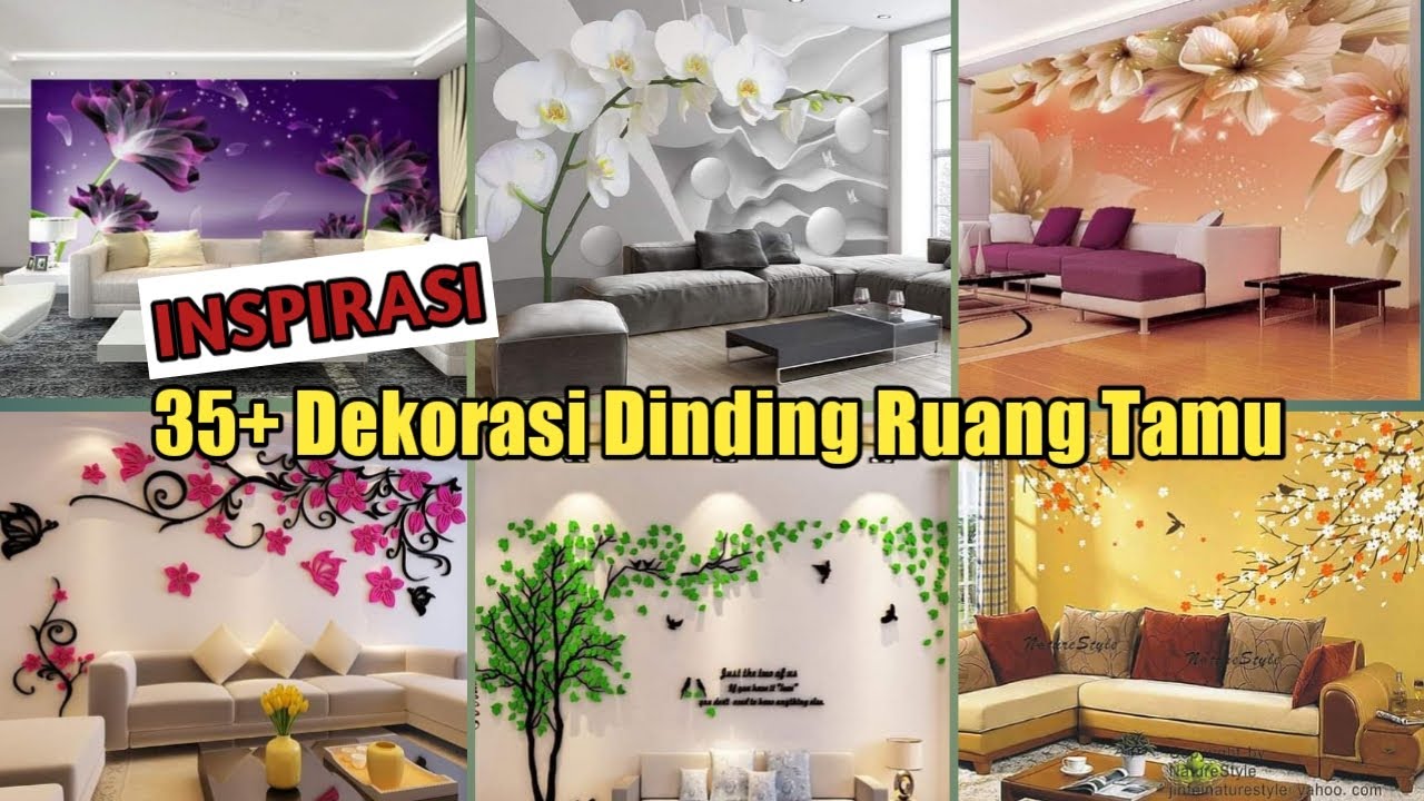 INSPIRASI 35+ dekorasi dinding ruang tamu minimalis - dekorasi dinding ...