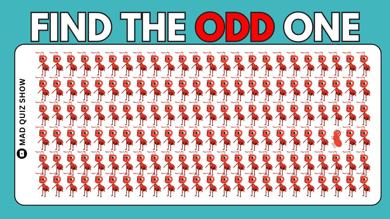 Find The ODD One | Quiz ODD One | Guess The ODD One Out | Emoji ...